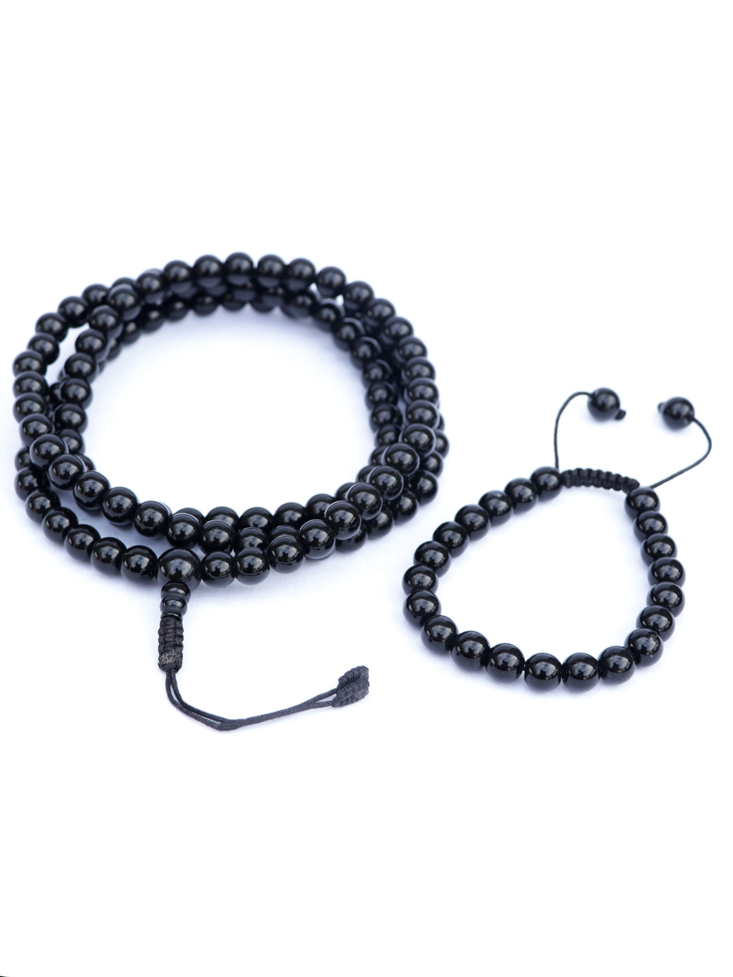 Black Onyx Mala Bead Set | Handcrafted in Nepal | Wholesale