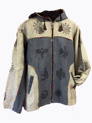 Nepali cotton jacket | Men's Hooded jacket | Himalayan Handmades